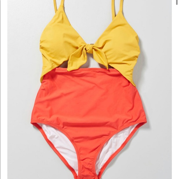 Modcloth | Swim | Nwot Modcloth Siena One Piece Multicolored Yellow ...